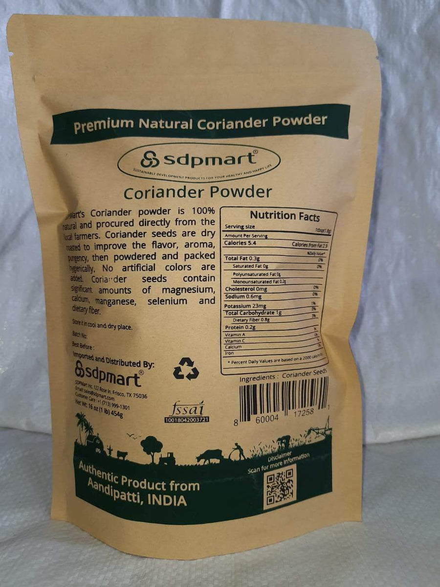 SDPMart Premium Natural Coriander Powder - 250Gms – SDPMart Atlanta
